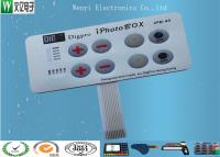 China Embossing Polydome Switch With Led Display Band , Tactile Membrane Push Button Switch for sale