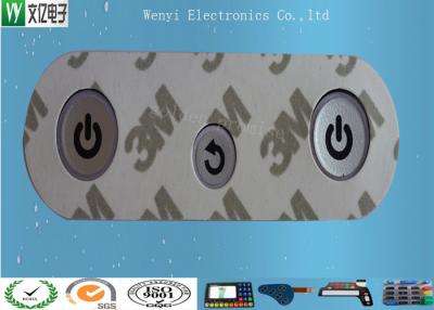 China 0.175mm PET Membrane Switch Overlay With Matte Finish And Silver Contact Pad Custom for sale