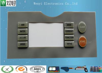中国 45度のシリコーン ゴムのキーパッド、蝕知のキーパッドのエポキシの処置のよい接触感じ 販売のため