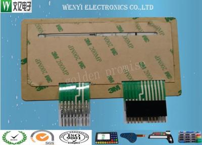 China Multi Layer FPC Embossing Membrane Switch With 2.54 Connectors And Pins for sale