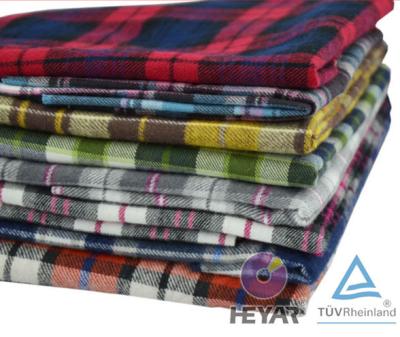 China China Products Yarn Dyed Wholesale Custom Made 100% Cotton New Premium 21S Flannel Shirt Cloth Material Fabric Textiles for sale