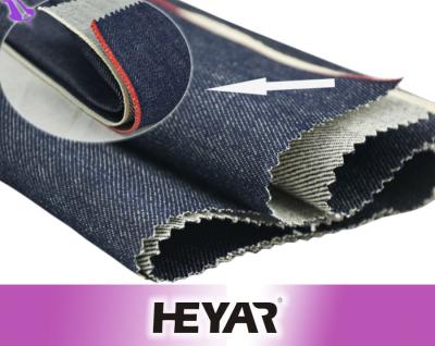 China China Factory New Premium Custom Cotton Spandex Selvege Woven Indigo Denim Twill Jeans Shirt Fabric and Textile for sale