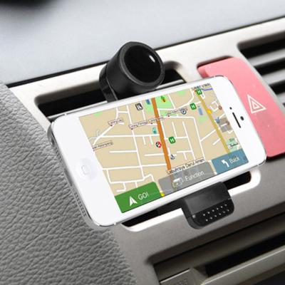 中国 携帯電話/GPS 車の空気ノート 5 のための条件付き出口のエア・ベントの立場の揺りかごのホールダー 販売のため