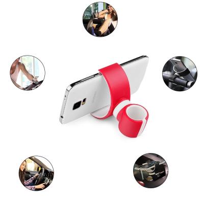 China Universal Car Air Vent Mount Holder Bicycle Phone Desk Bracket Holder Red for sale