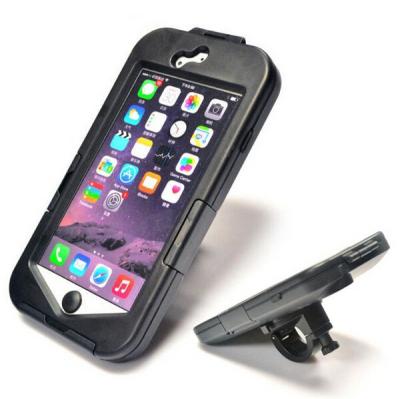 China 360 Rotation iPhone 6 Bike Mount Holder Black with Waterproof Case for sale