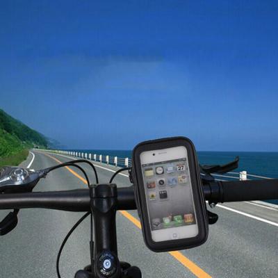 中国 iPhone は 5 5S 場合のバイクの台紙のホールダーのオートバイの自転車のハンドルバーの防水箱を乾燥します 販売のため