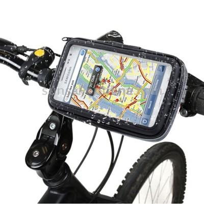 中国 Samsung ギャラクシー ノート 2 のバイクの台紙のホールダーのハンドルバーの防水電話箱 販売のため