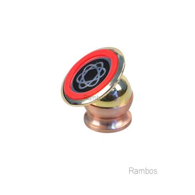 China Mobile Mini Gold Magnetic Car Holder Aluminum Alloy Car Mobile Phone Holder for sale