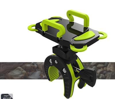 China Flexible Bicycle Handlebar Bike Mount Holder Cradle With Band For Cell Phone Gps for sale