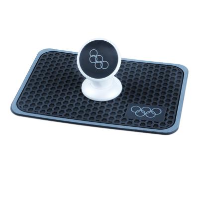 China 360 Rotating Car magnetic dashboard cell phone holder Desktop with Pad for sale