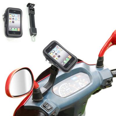 China Motorcycle Electric bicycle bike mount mobile holder 360 rotate stand Waterproof Phone Case Bag for sale