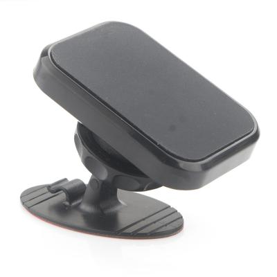 China Black portable Sticky Base Square Magnetic Car Holder , Dashboard cell phone vehicle mount for sale