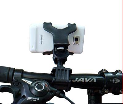 中国 黒いバイクの台紙のホールダー、iPhone 4 の自転車 22-32mm のための HTC 1 の電話ホールダー 販売のため