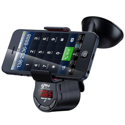 Cina Supporto universale del supporto dell'automobile del parabrezza della clip con la radiotrasmittente di FM per il iPhone/Samsung S3 S4 S5 in vendita