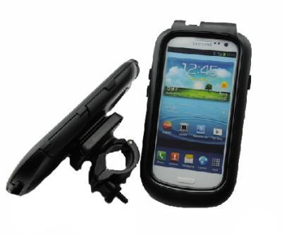 Cina cassa impermeabile del supporto della bici della galassia S3 di i9300 Samsung, supporto del supporto della bicicletta di Smartphone con la cassa del telefono in vendita