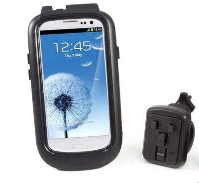 Cina Supporto rotabile nero del telefono cellulare del supporto della bici impermeabile per la galassia S3 i9300 di Samsung in vendita