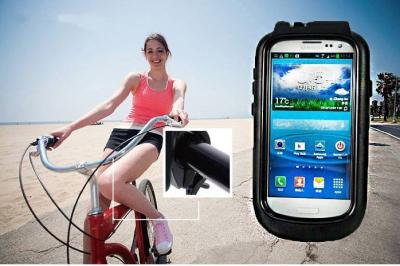 Cina Supporto impermeabile del supporto della bici, supporto della bicicletta della galassia S3 i9300 Smartphone di Samsung in vendita