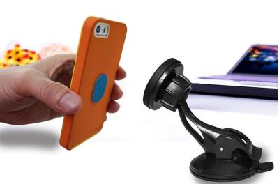 Cina Supporto universale del supporto dell'automobile della Ventosa del telefono cellulare astuto del magnete per il parabrezza dell'automobile in vendita