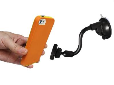 China Gooseneck Cradle Magnetic Car Holder , Suction Lazy iPhone PDA Car Holder for sale