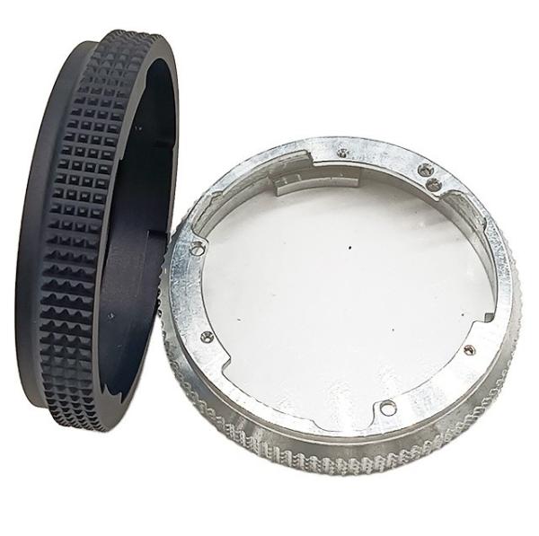 Quality Customized Cnc Machined Turning Thread Rolling Hard Anodizing Aluminumi high precision aluminum cnc turning camera lens parts for sale