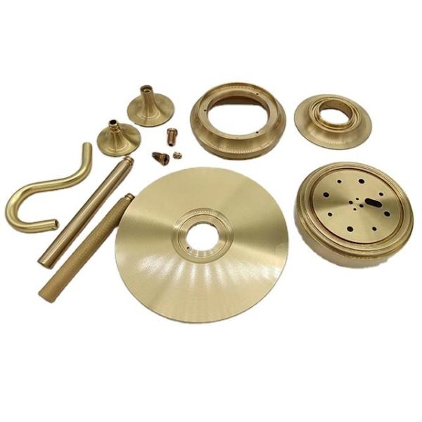 Quality China Manufacturers customized CNC hardware parts of brass stamping lamp parts lighting accessories for sale