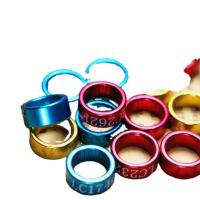 Quality Multi-Size Aluminum Bird Ring with Coating Plating Anodizing and Polishing for sale