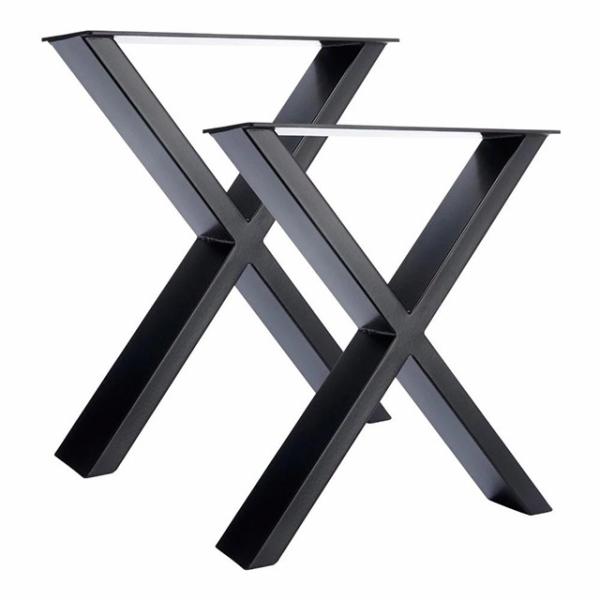 Quality Modern dining x shaped Hardware Furniture dining table legs  Metal Table Legs for sale