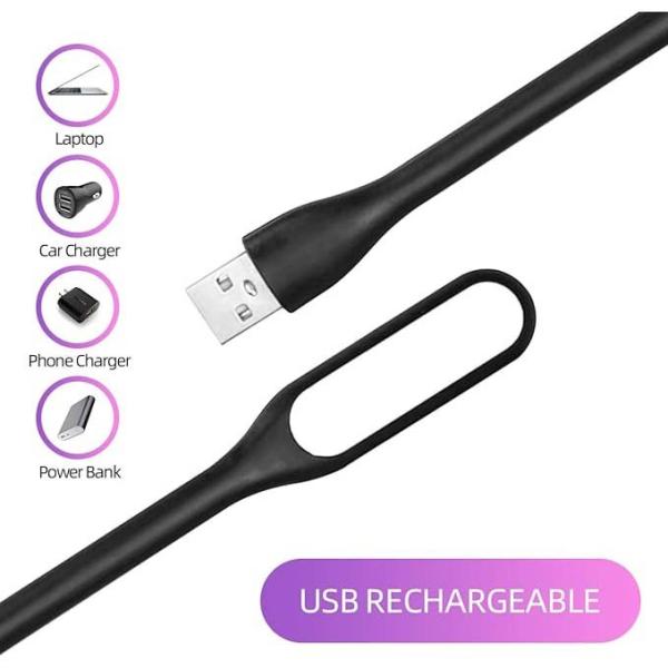 Quality LED Light Lamp for Power Bank Portable Eye Care Mini Night Light, USB Gooseneck for sale