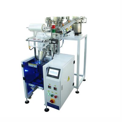 China Weighing Screening Screw Packaging Machine With Two Vibrating Plates for sale