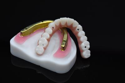China Customizable Dental Zirconia Bridge Over Milled Implant Bar High Accuracy for sale