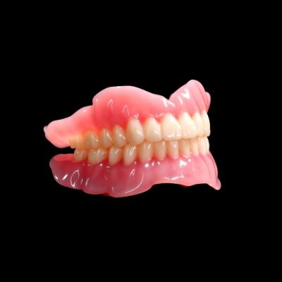 China Printed Full Removable Dentures Digital Complete Denture Pink for sale