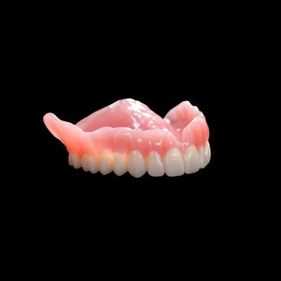 China Printed Full Removable Dentures Digital Complete Denture Pink for sale