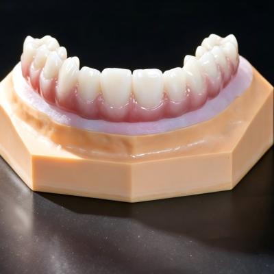 China FDA Titanium Bridge Dental Implant Titanium Framework With Crown for sale