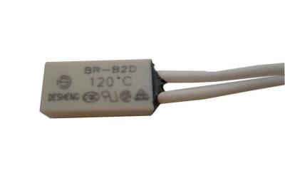 China BR-B2D bimetal thermostat with lead wire UL3266 UL VDE CE KC CQC approved for sale