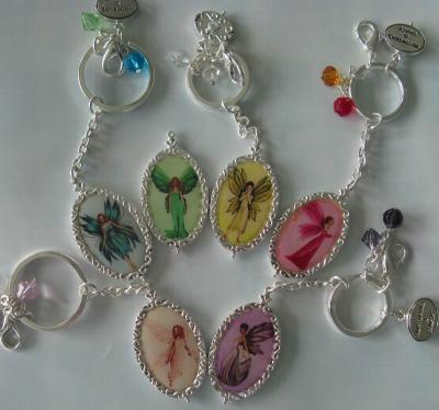 China Transparent Epoxy Resin Stickers Angel Type For Decorative Keychain for sale