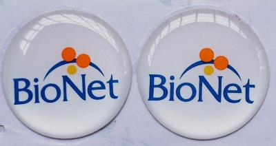 China Crystal Autokinetic Effect Resin Epoxy Dome Stickers , Bionet USB Decoration for sale