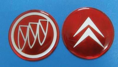 China Reflective Resin Epoxy Dome Stickers For Cars Decoration for sale