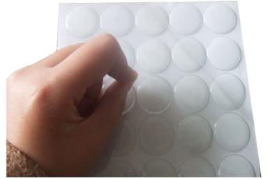 China CMYK / Pantone / transparent Epoxy Dome Stickers with protective film for sale