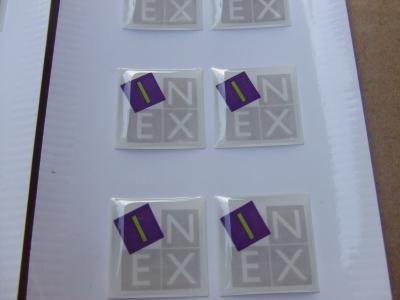 China Vinyl / PET / Epoxy Dome Stickers , Waterproof Crystal Epoxy Sticker for sale