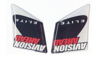 China Mask helmet PU Epoxy Dome Stickers cratch resistant with strong adhesive for sale