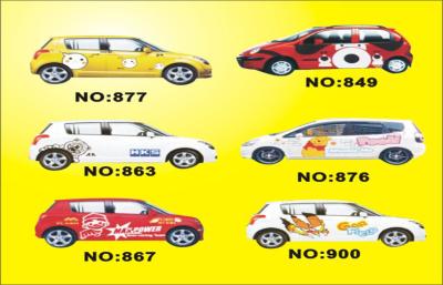 China Full color printing car body sticker waterproof for decoration for sale