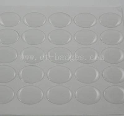 China clear epoxy resin stickers 1 inch for sale