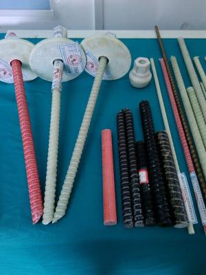 China Fiberglass Pultruded FRP Anchor Bolt Threaded Surface Treatment for sale