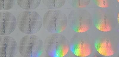 China holographic sticker for sale