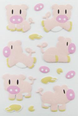 China 3D Animal Puffy Stickers For Kids for sale