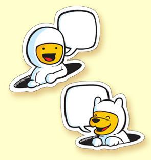 China luminous puffy sticker for sale