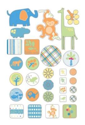 China clear epoxy resin sticker for sale