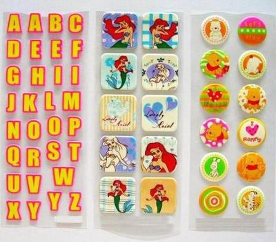 China Kids cartoon puffy sticker for sale