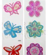 China Fashionable Laser Puffy Sticker(PU031) for sale