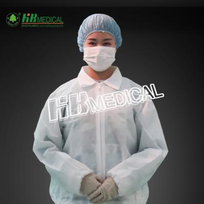 China PP material with white color top quality protective cloth experimental cloth for sale